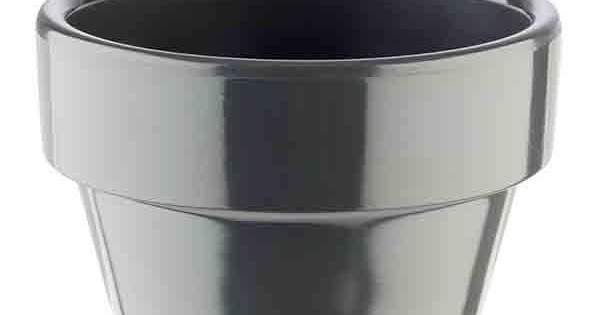 Меламинова купа сива ф9см 300мл FLOWER POT - APS